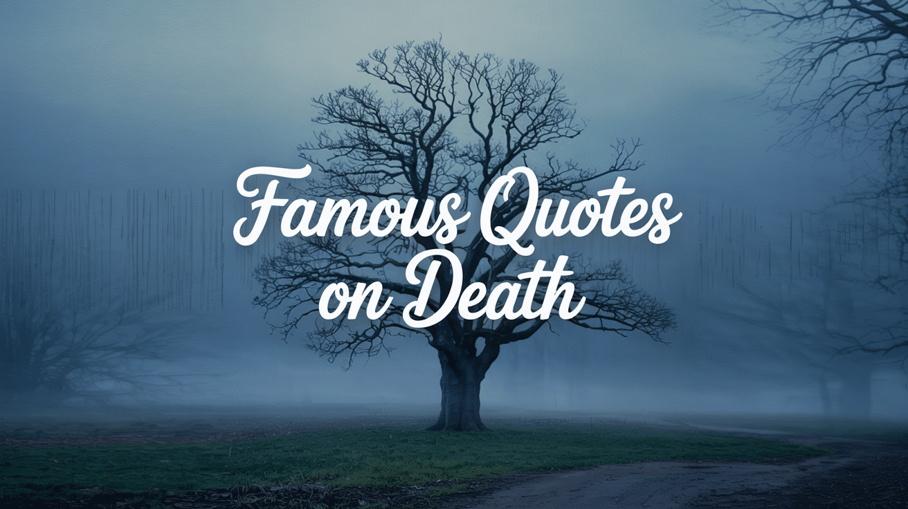 Famous Quotes About Death for Comfort and Peace - HerInterest